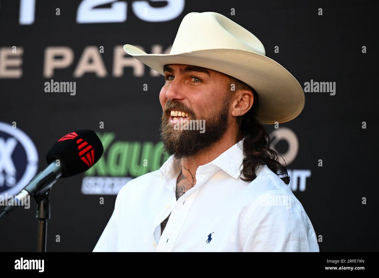 Sydney, Australia. 03rd Aug, 2023. Australian boxer Jack Brubaker ...
