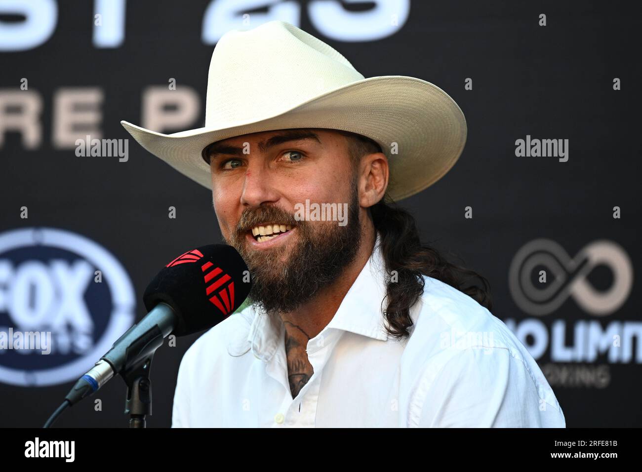 Sydney, Australia. 03rd Aug, 2023. Australian boxer Jack Brubaker ...
