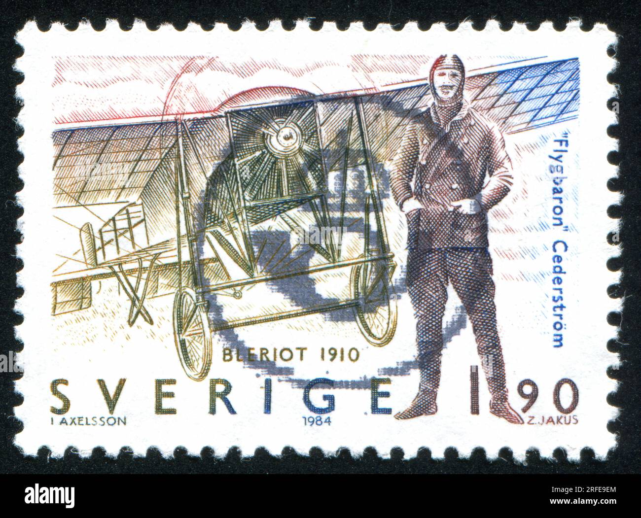 SWEDEN - CIRCA 1984: stamp printed by Sweden, shows Carl Gustaf ...