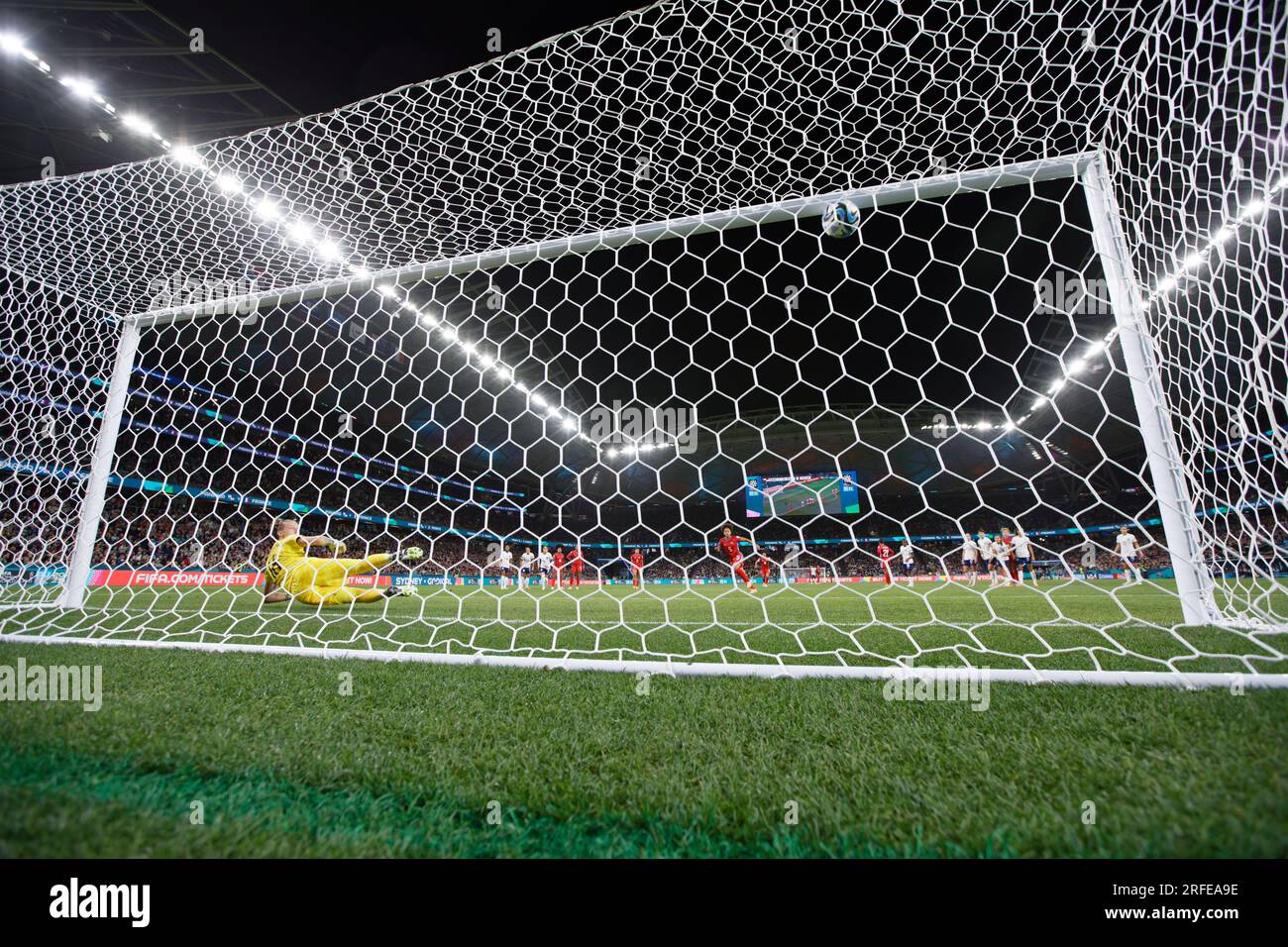 Sydney, Australia. 02nd Aug, 2023. Goalkeeper, Pauline Peyraud-Magnin ...