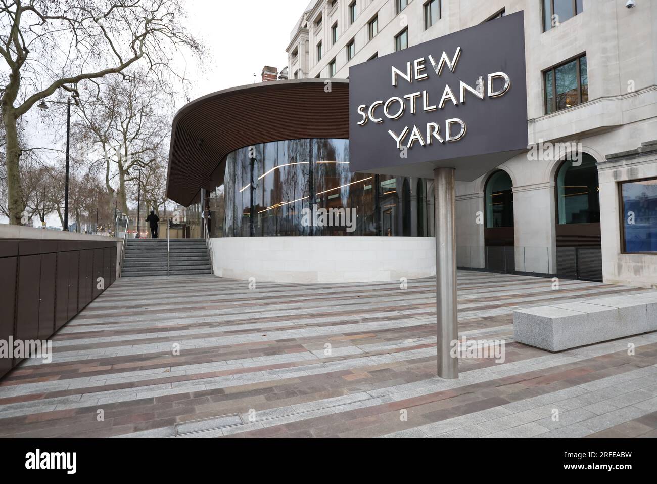 File photo dated 09/02/22 of New Scotland Yard, the headquarters of the ...