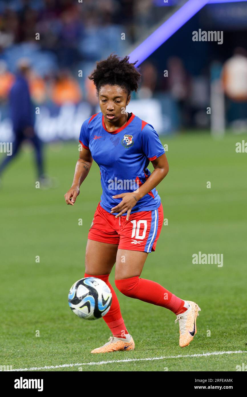 Sydney, Australia. 02nd Aug, 2023. Marta Cox of Panama warms up before ...