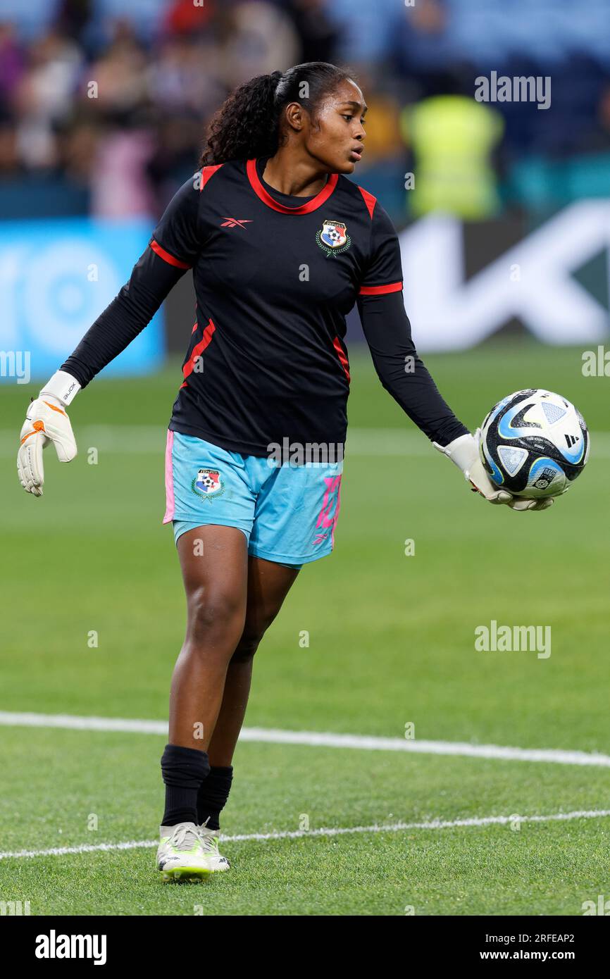 Sydney, Australia. 02nd Aug, 2023. Yenith Bailey of Panama warms up ...