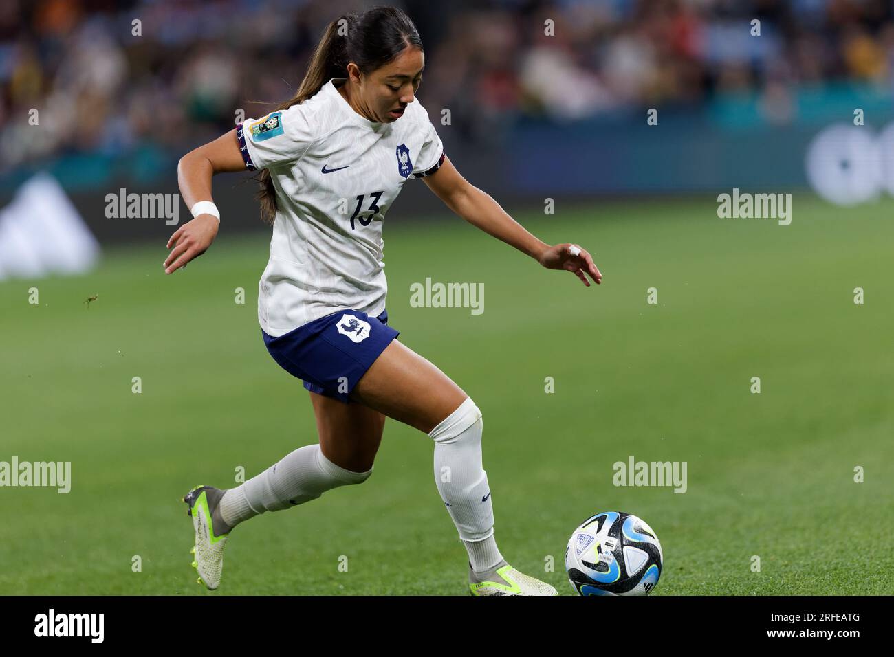 Sydney, Australia. 02nd Aug, 2023. Selma Bacha of France controls the ...