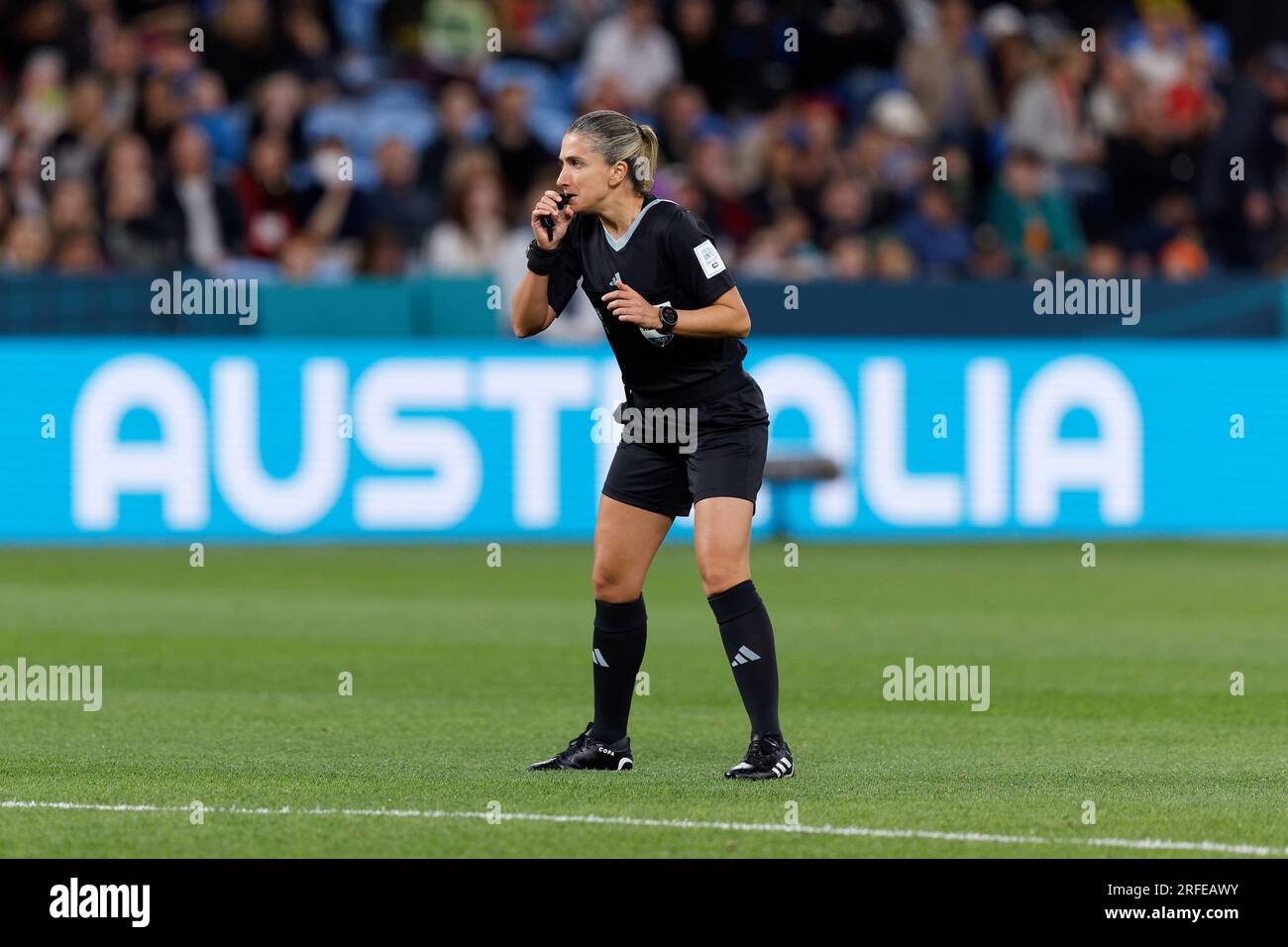 Sydney, Australia. 02nd Aug, 2023. Referee, Laura Fortunato in action ...