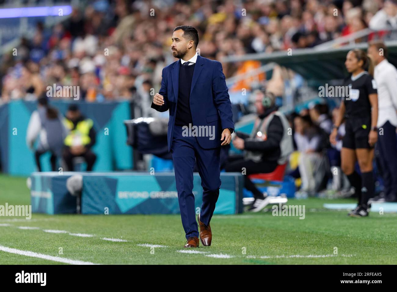 Sydney, Australia. 02nd Aug, 2023. Coach, Ignacio Quintana of Panama ...