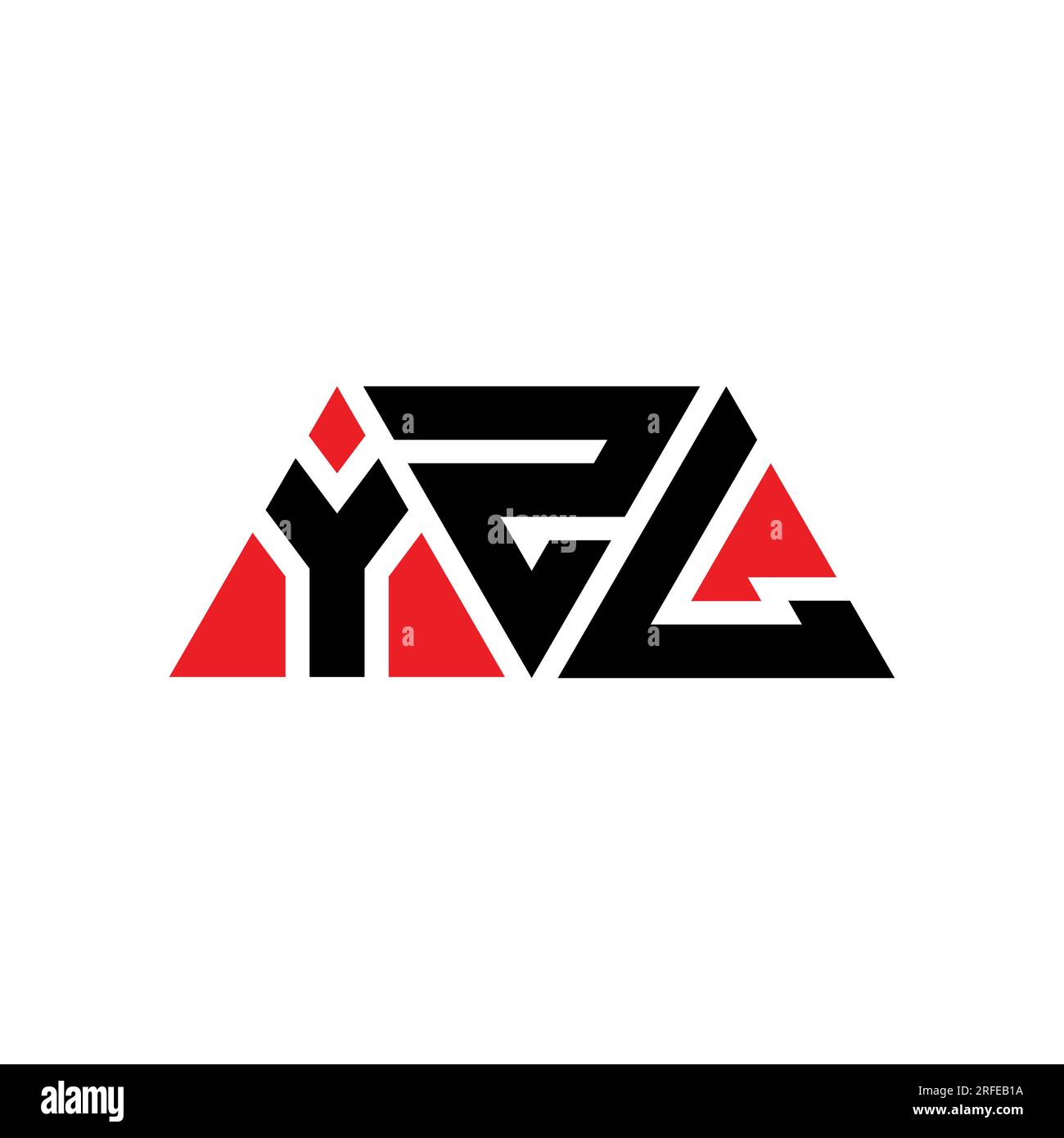 YZL triangle letter logo design with triangle shape. YZL triangle logo design monogram. YZL ...