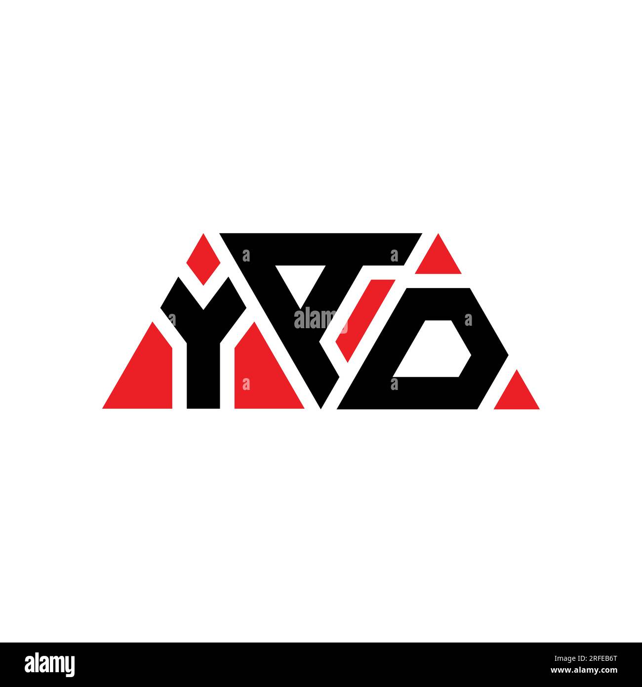 Yad Triangle Letter Logo Design With Triangle Shape Yad Triangle Logo Design Monogram Yad