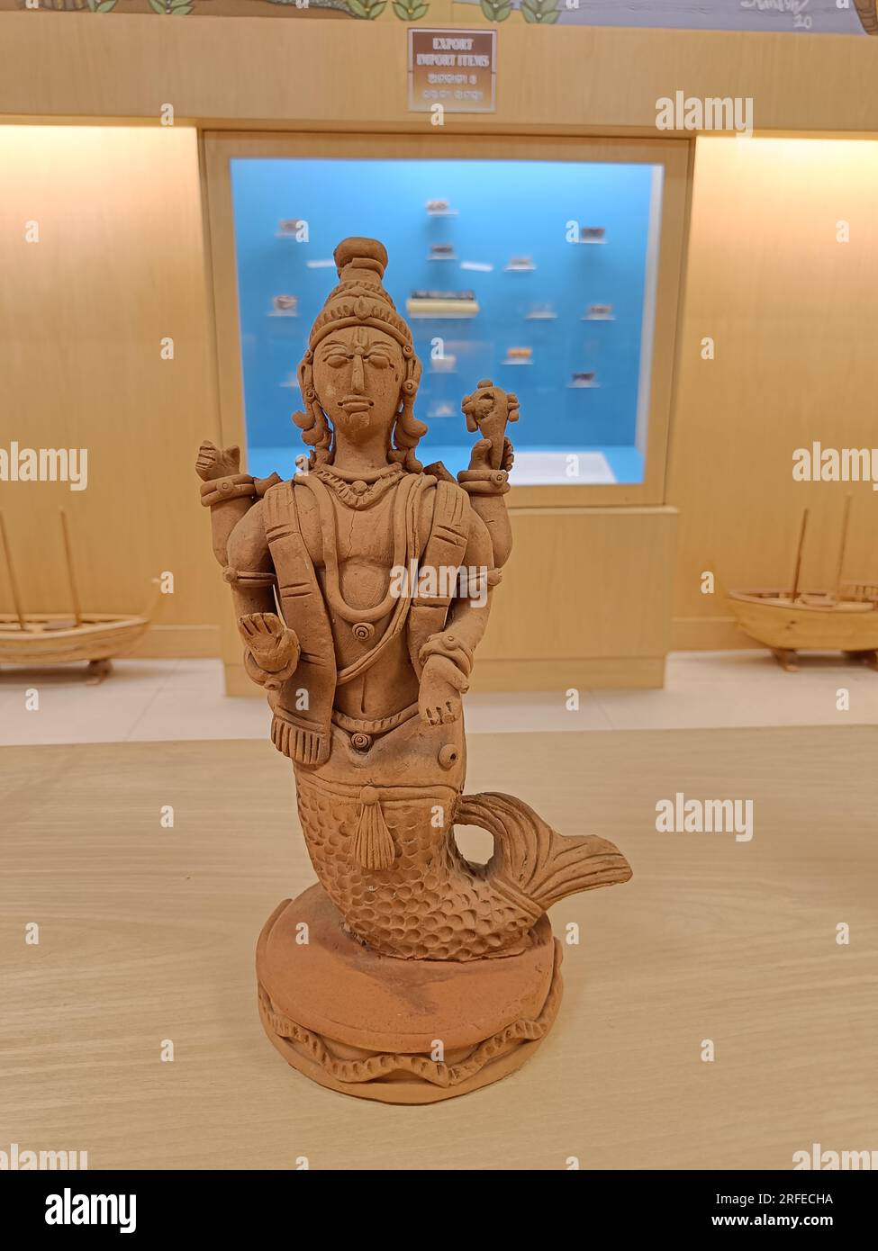 Matsya (fish) is the fish avatar of the Hindu god Vishnu Stock Photo ...