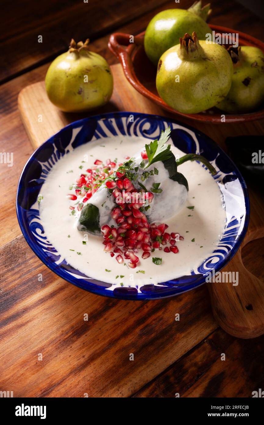 Ingredients for chile en nogada hi-res stock photography and images - Alamy