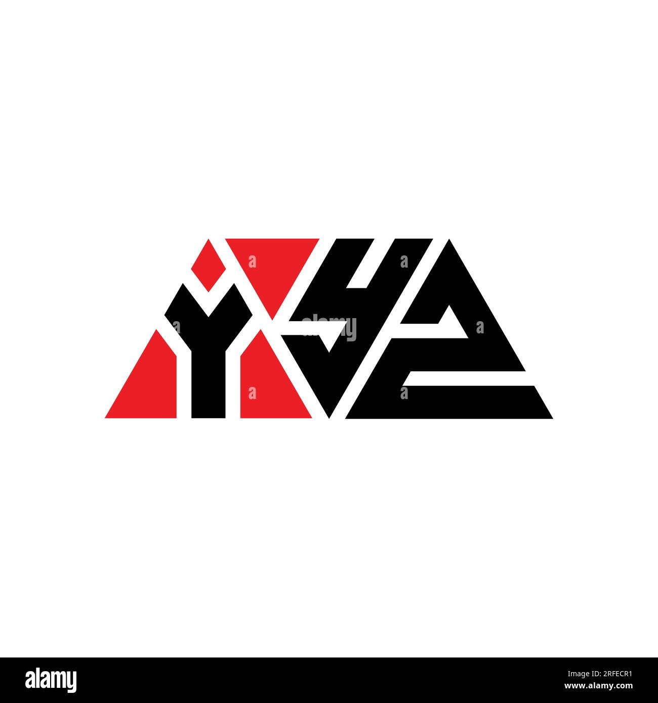 YYZ triangle letter logo design with triangle shape. YYZ triangle logo ...