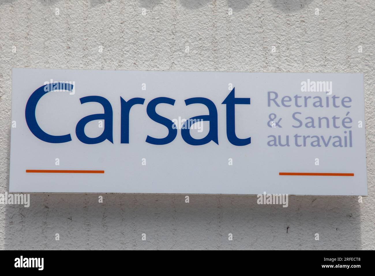 Bordeaux , France - 07 28 2023 : carsat securite sociale assurance ...