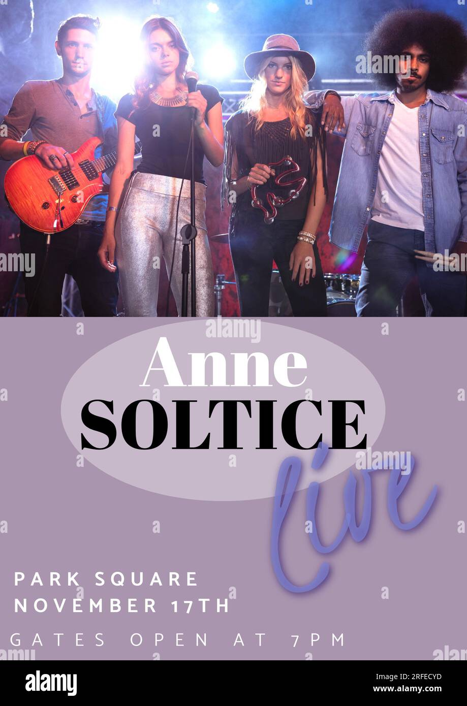 Live band text hi-res stock photography and images - Alamy