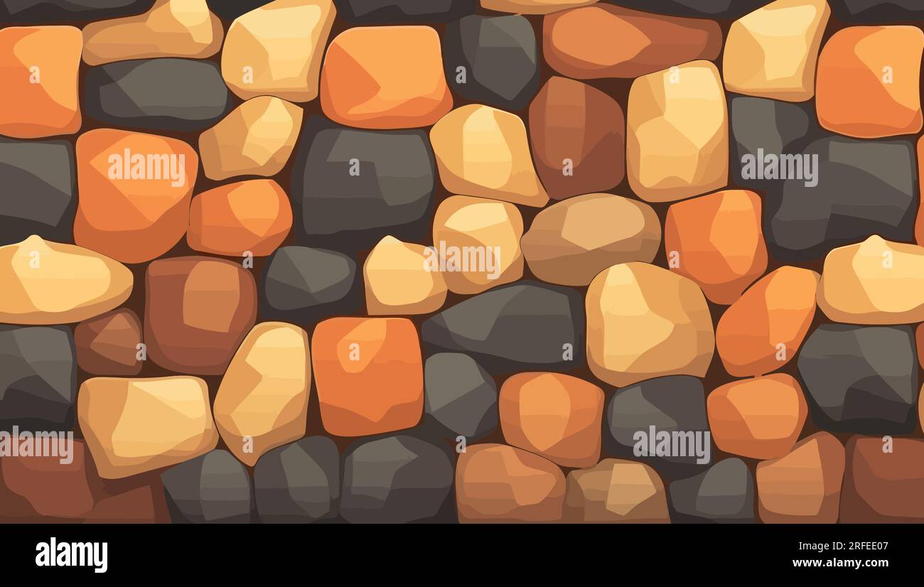 Stonework wall. Texture of old stonework wall. Vector illustration ...