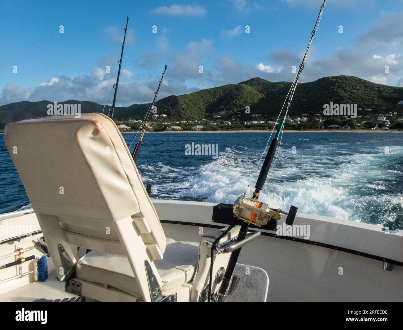 Deep sea fishing in Antigua Stock Photo - Alamy