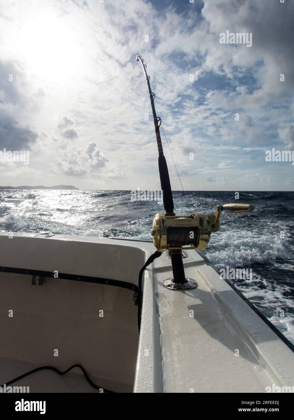 Deep sea fishing in Antigua Stock Photo - Alamy