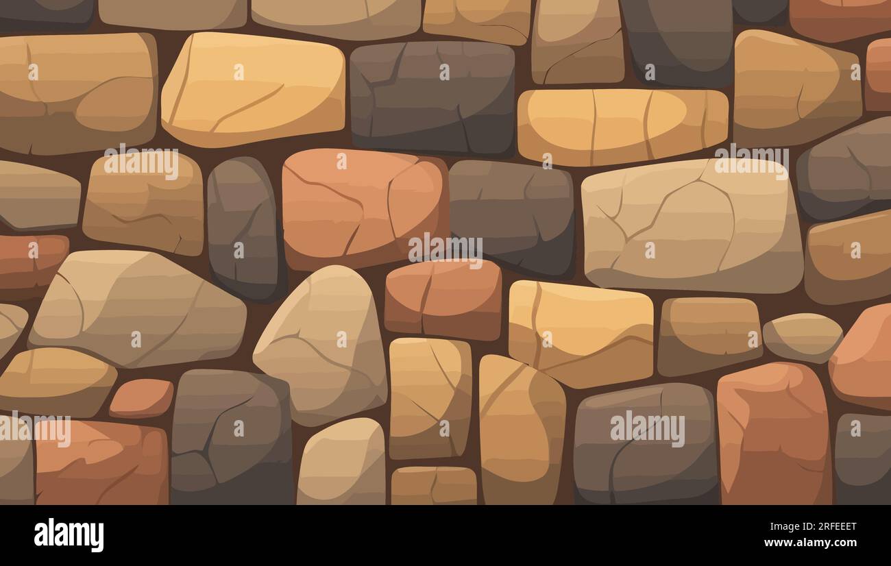Stonework wall. Texture of old stonework wall. Vector illustration ...
