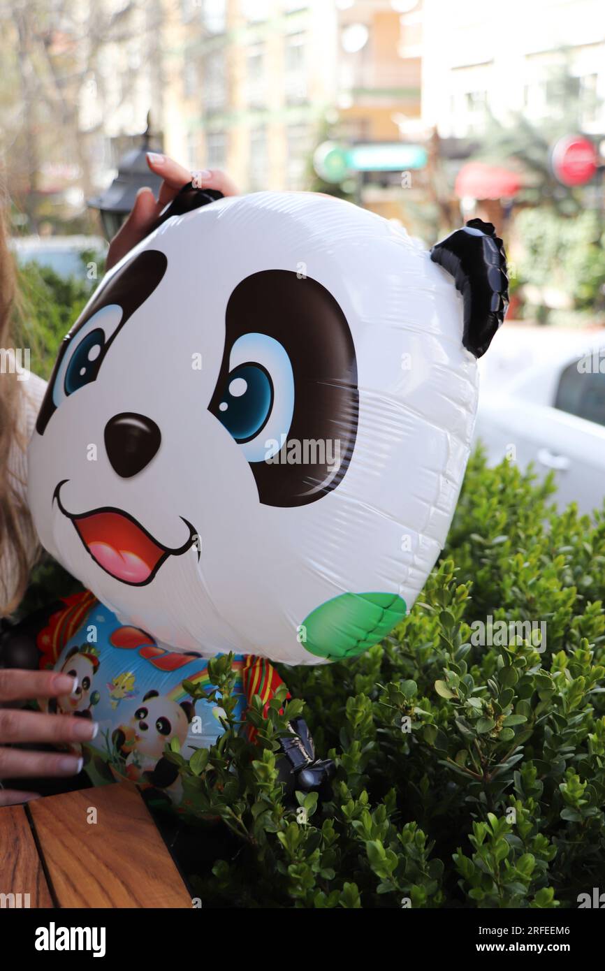 Cartoon bear balloon in hi-res stock photography and images - Alamy