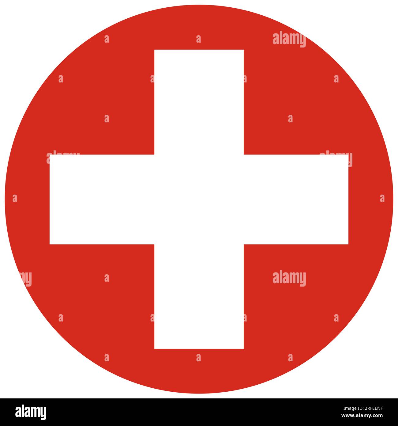 Swiss Air Force roundel Stock Photo - Alamy
