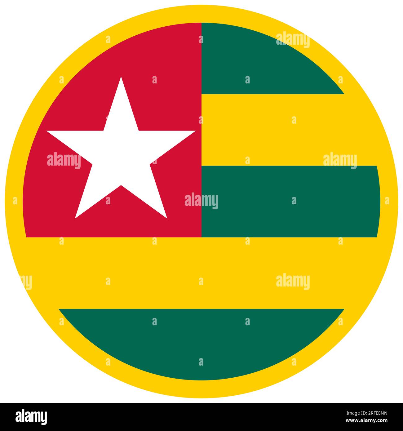 Togolese Armed Forces air force roundel Stock Photo - Alamy