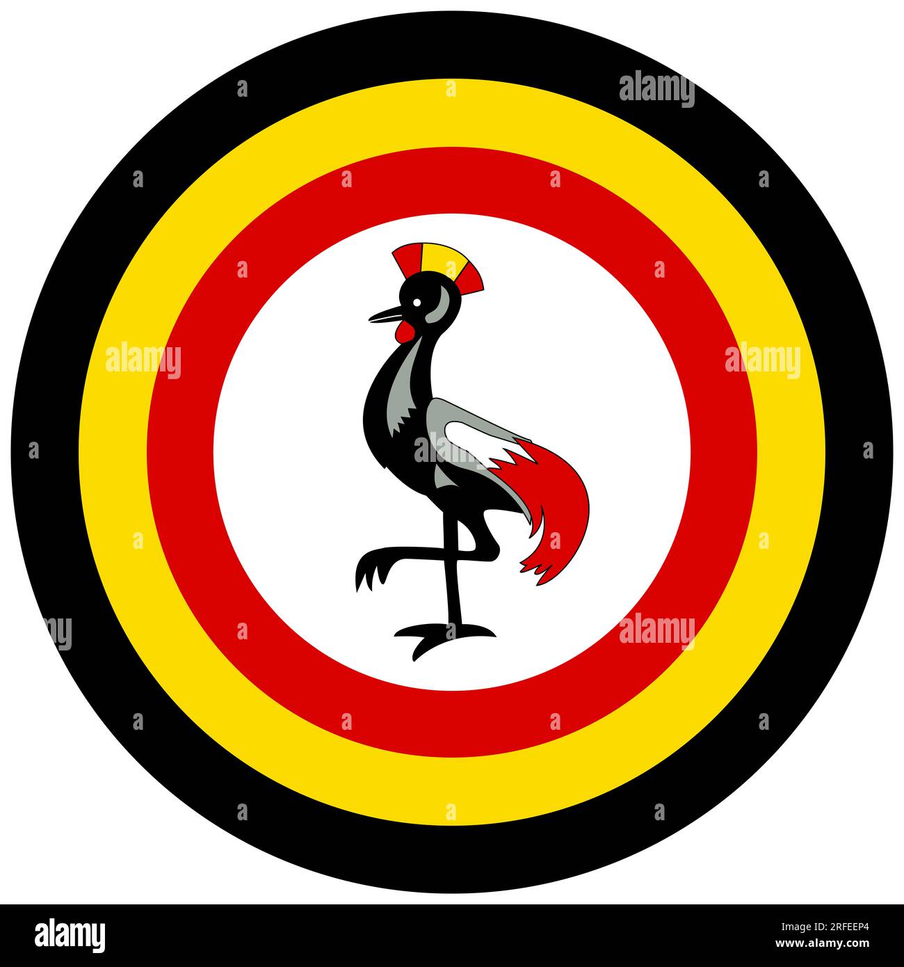 Ugandan People's Defence Force Air Force roundel Stock Photo - Alamy