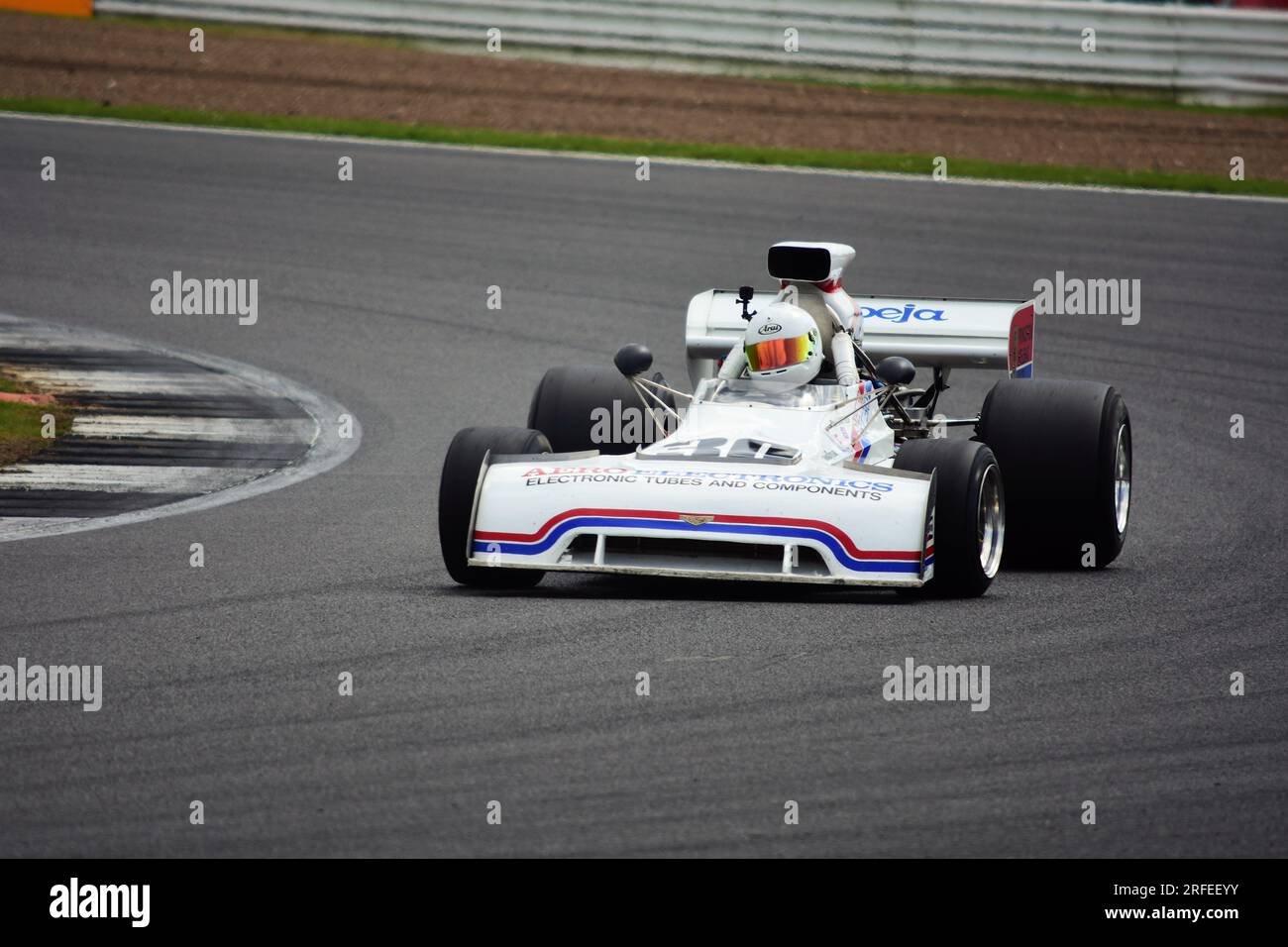 Chevron B24 Formula 5000 car at Silverstone Stock Photo - Alamy