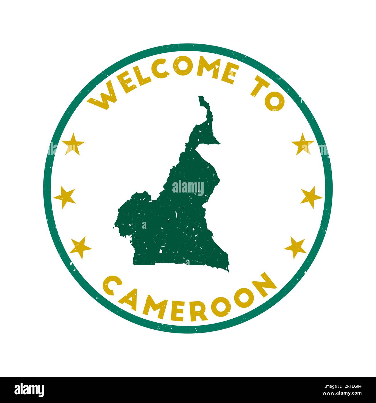 Cameroon sand flag national Cut Out Stock Images & Pictures - Alamy