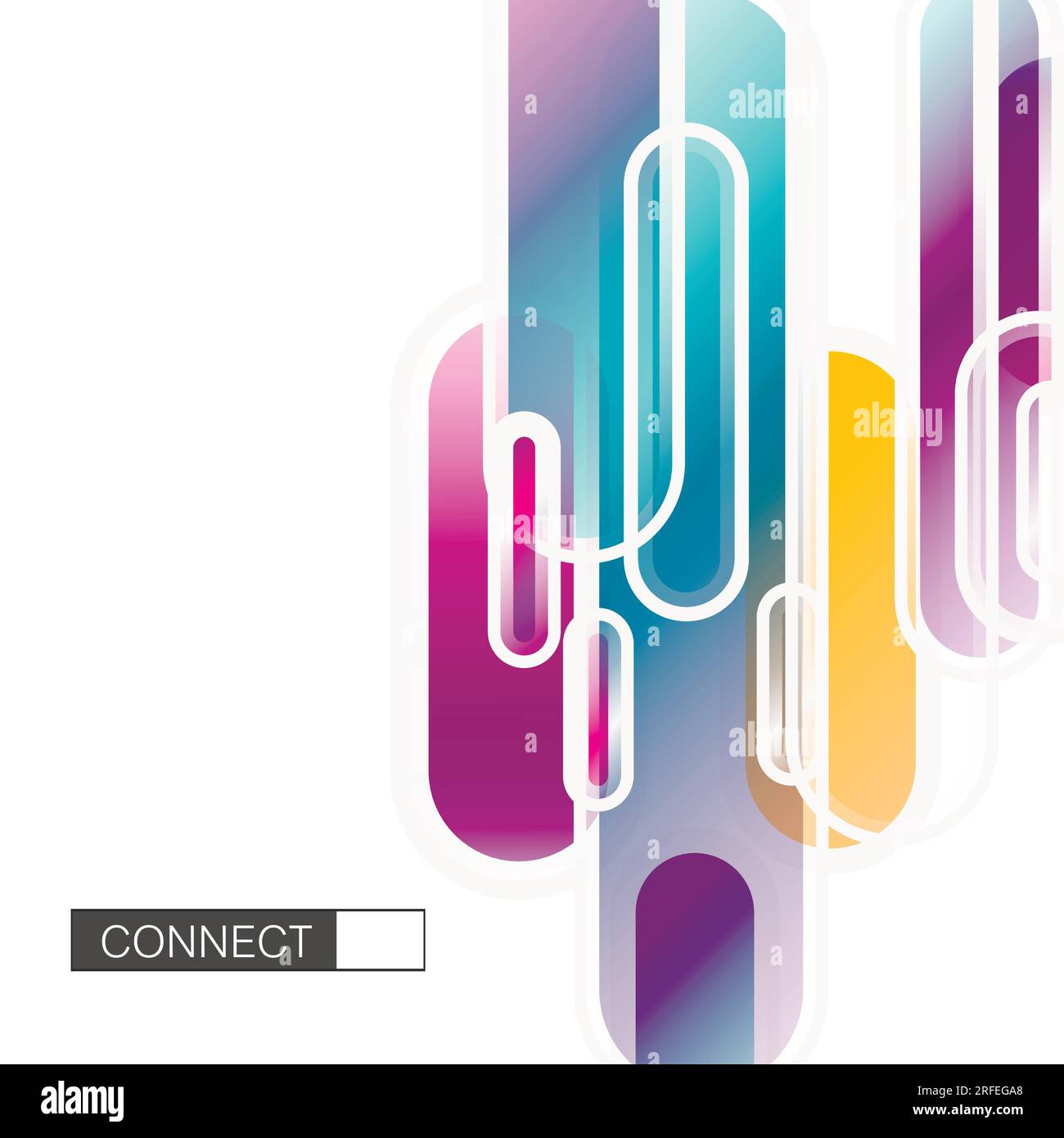 Abstract dynamic geometric background. Flat dynamic shapes connect. Vector illustration Stock ...