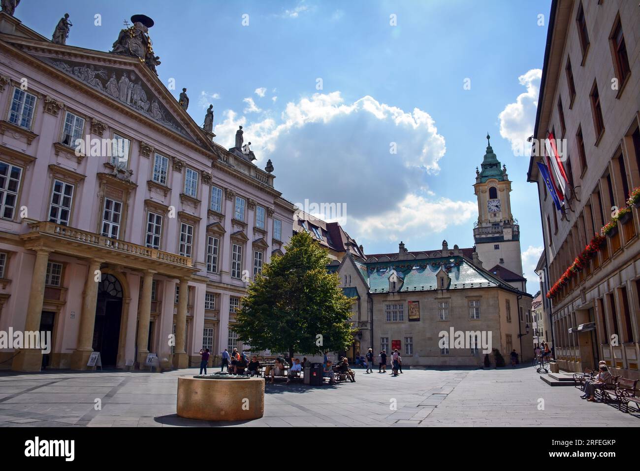 Bratislava primatial palace hi-res stock photography and images - Alamy