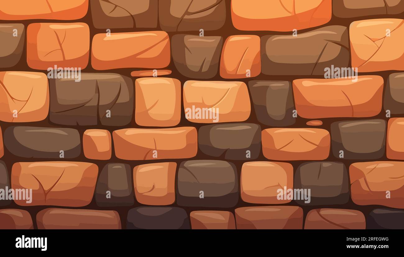 Stonework wall. Texture of old stonework wall. Vector illustration ...