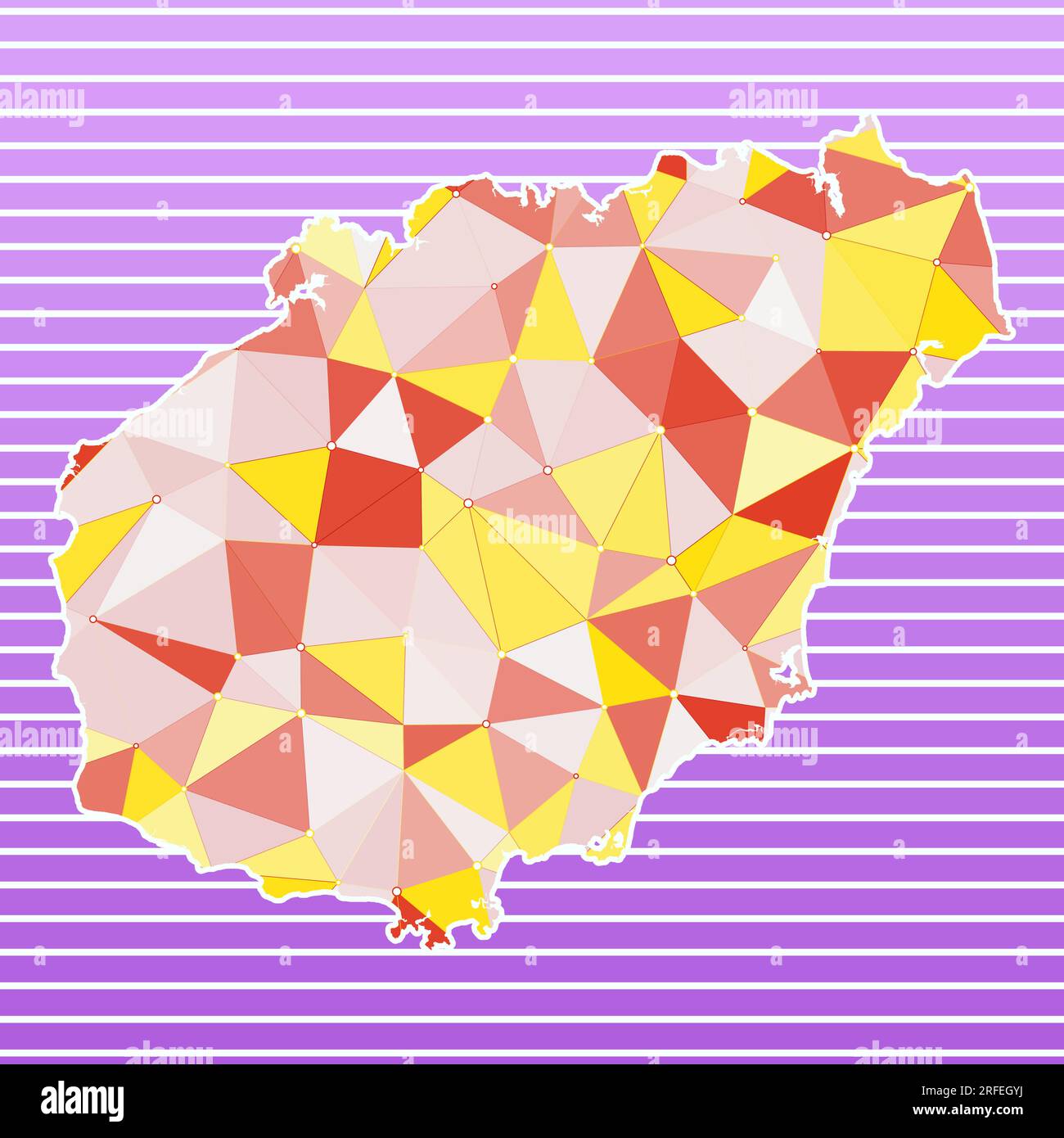 Hainan vector illustration. Hainan design on gradient stripes ...