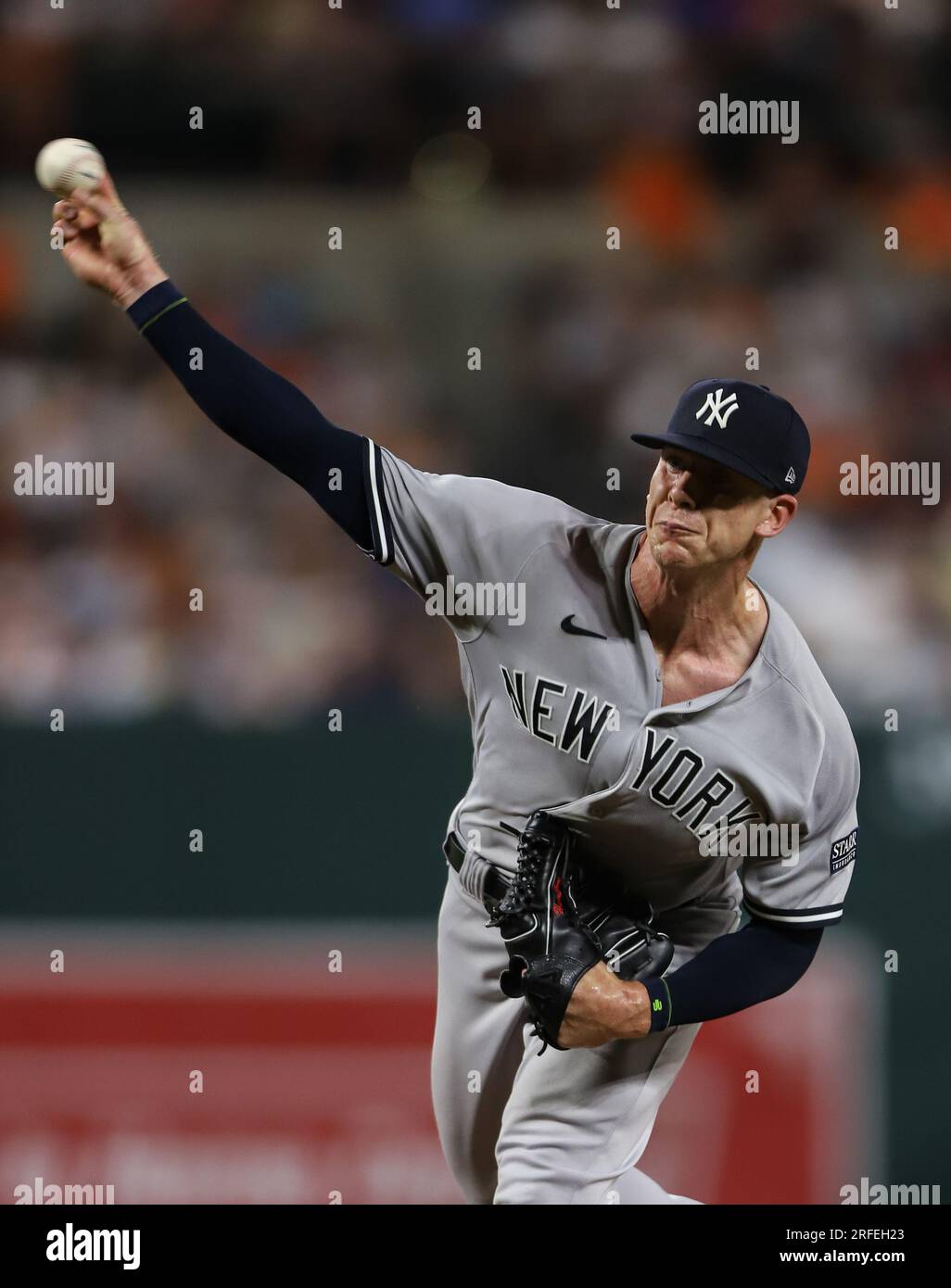 New York Yankees’ pitcher Ian Hamilton (71) replaces Clarke Schmidt on ...