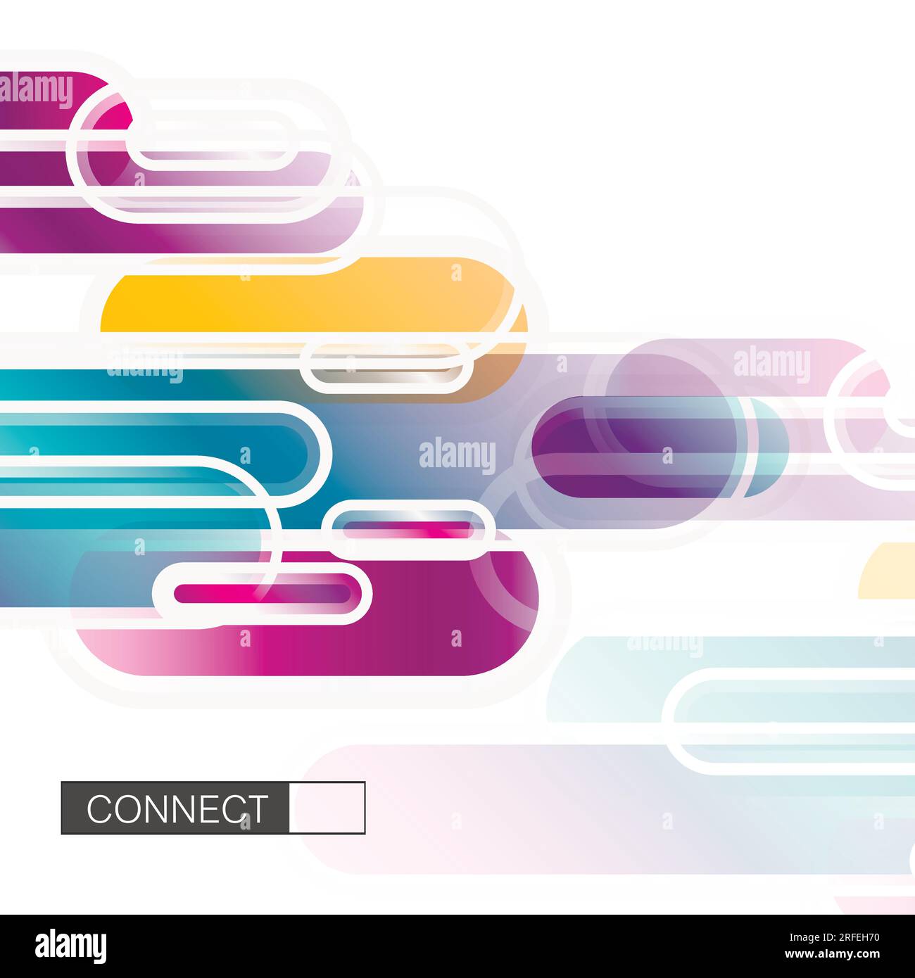 Abstract dynamic geometric background. Flat dynamic shapes connect. Vector illustration Stock ...