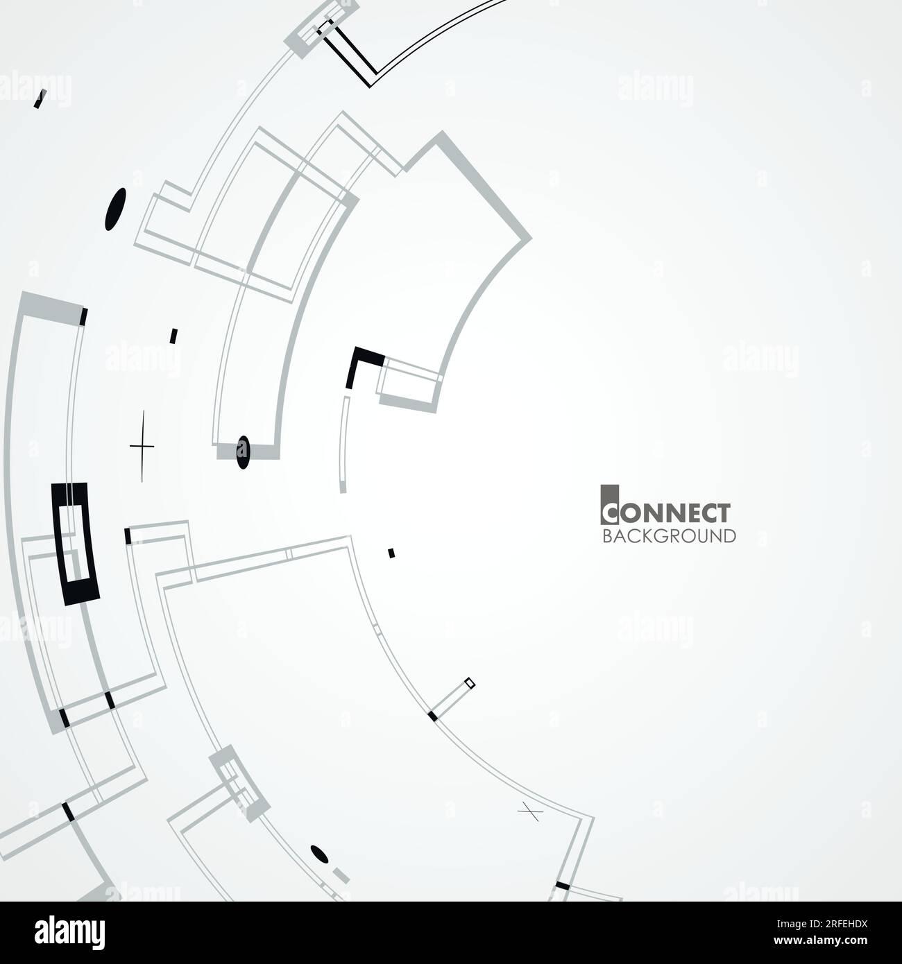 Abstract circular shapes form. Logo design. Vector illustration ...