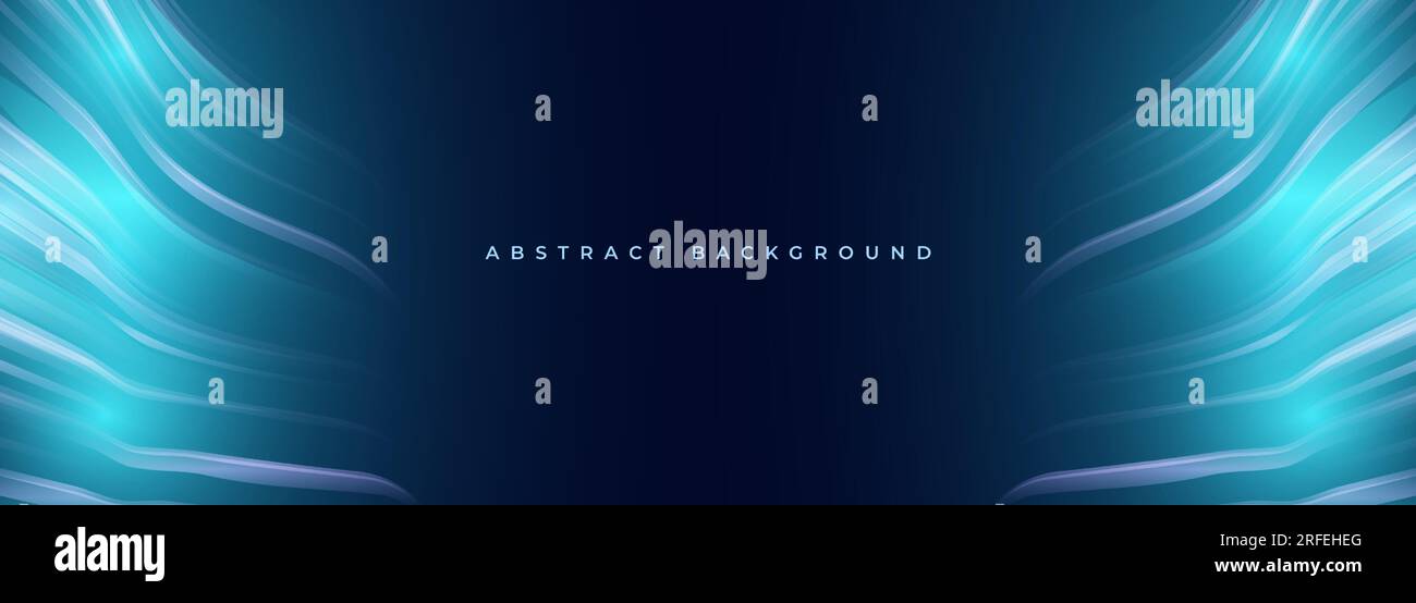 Futuristic tech abstract background with dynamic light blue wings ...