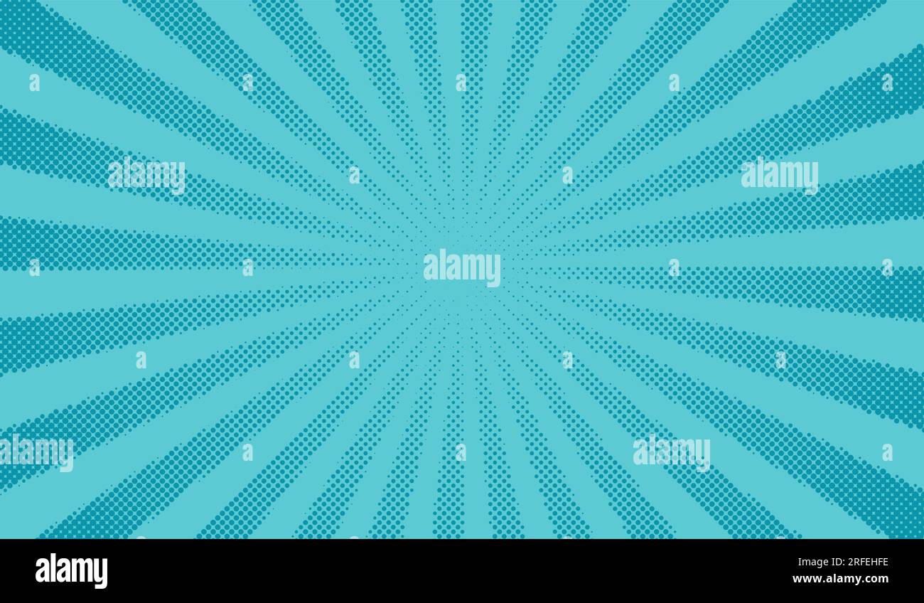 Comics background. Abstract comics lines backdrop. Bright sunrays lines ...