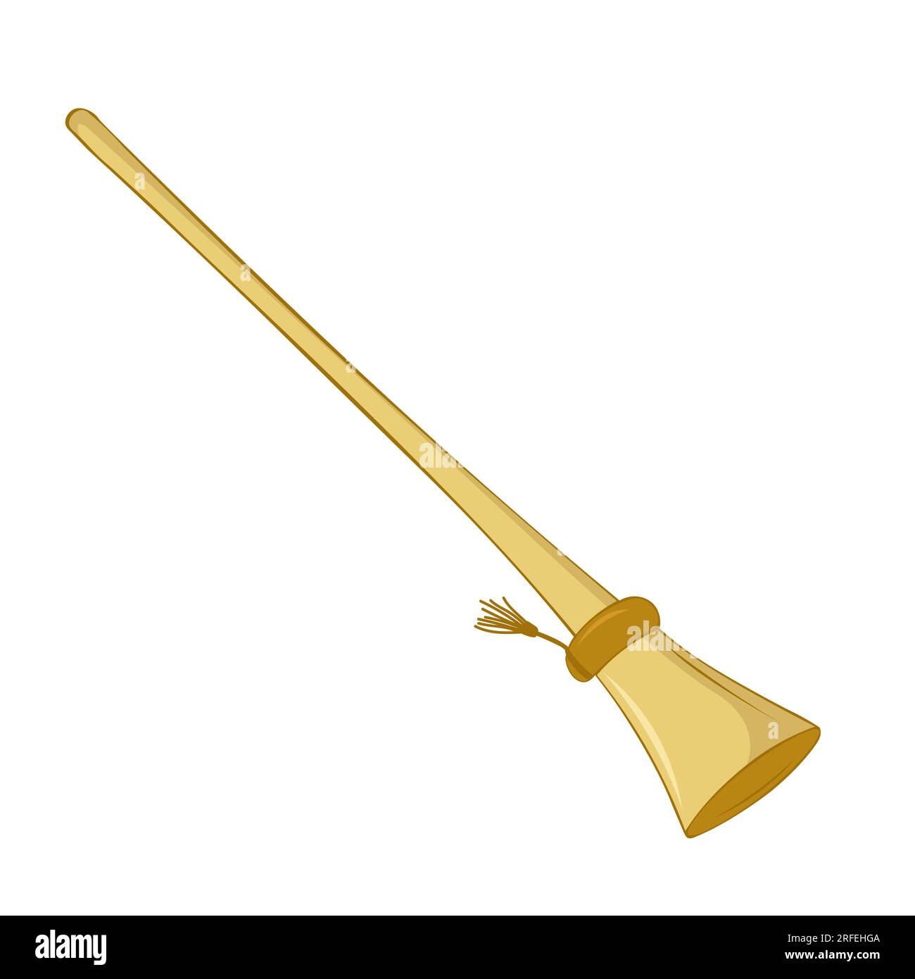 Kernei Kazakh traditional folk musiacal instrument. Vector illustration ...