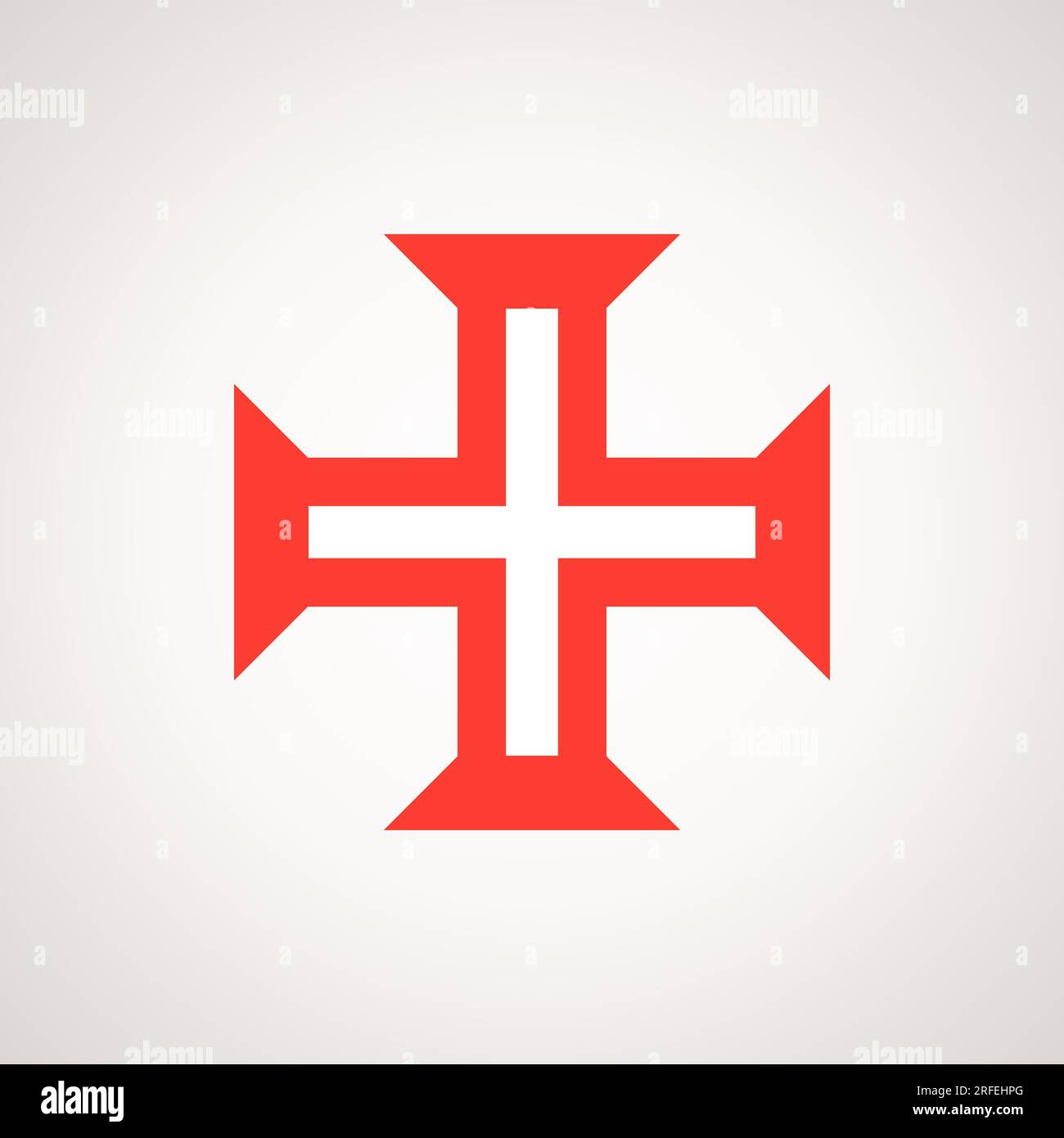 Cross of the Order of Christ - symbol from the flag of Madeira Stock ...
