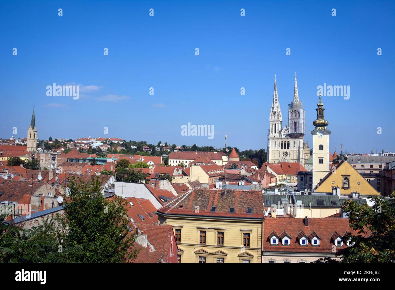 Zagreb panorama view hi-res stock photography and images - Alamy