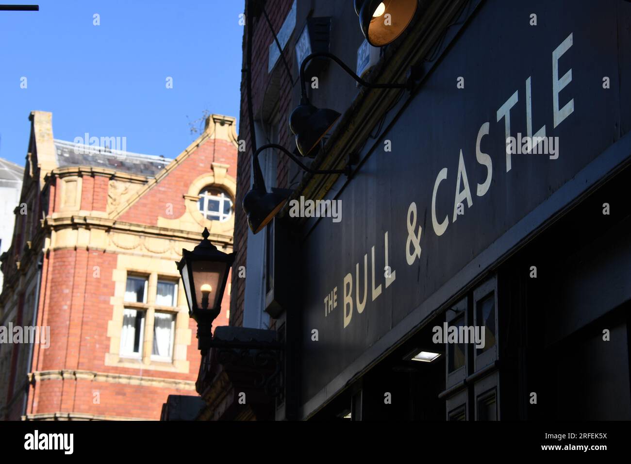 View of an old shop sign in the city centre in Dublin, Ireland Stock ...