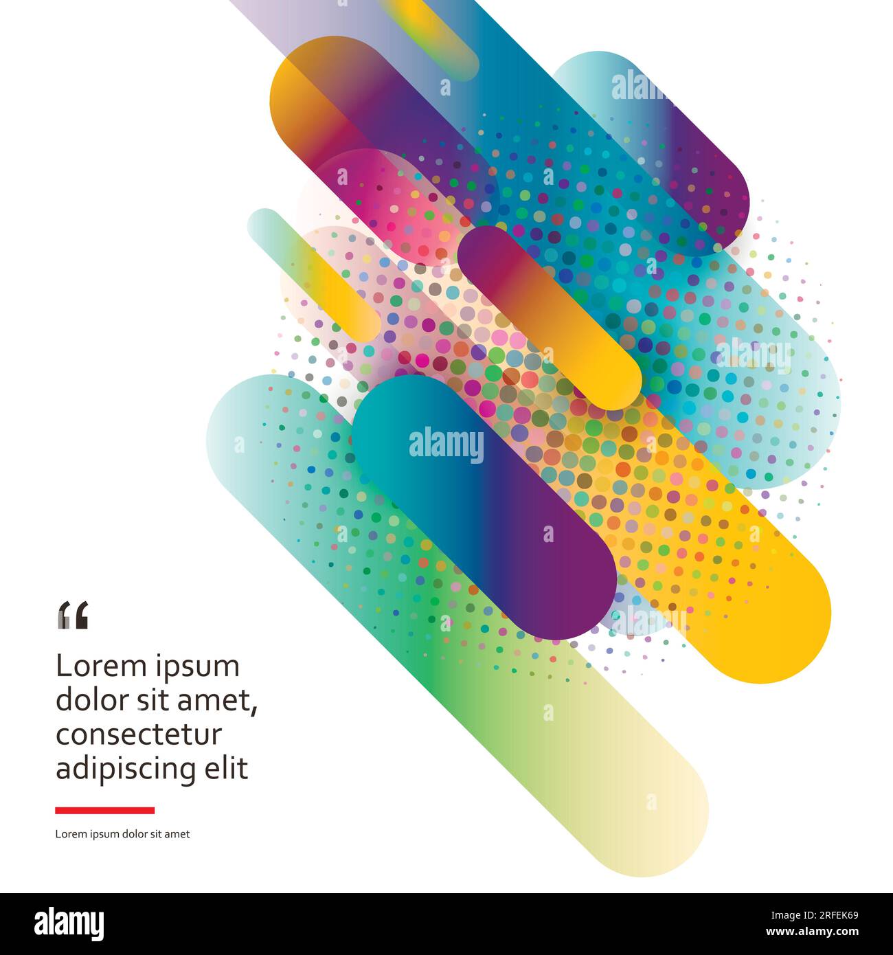 Abstract dynamic background. Flat dynamic shapes in minimalistic style ...