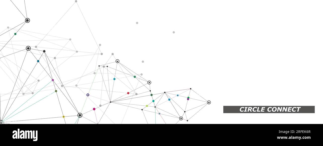 Network, dot, line background. Wireless connection futuristic concept ...