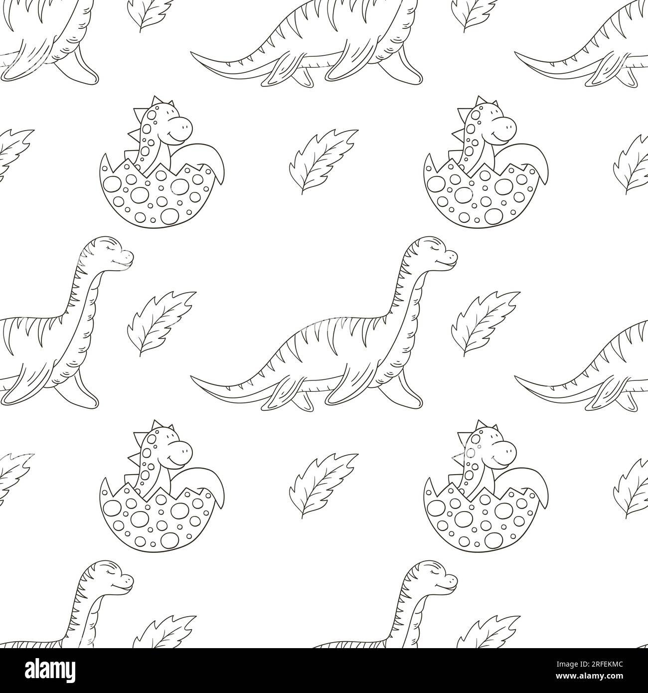 Cute Dinosaur Stencil