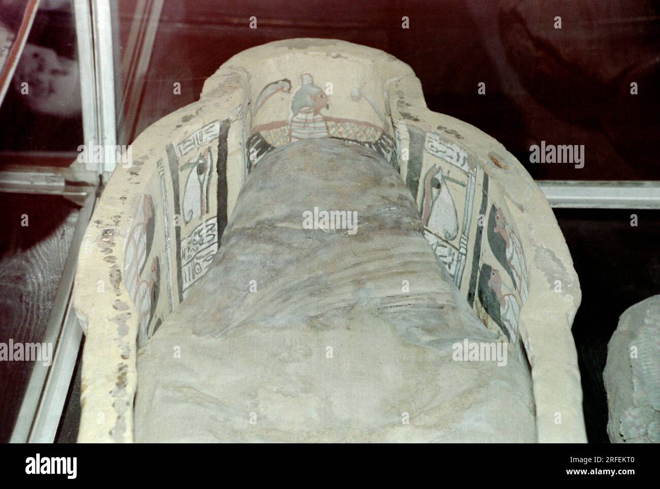 Egyptian mummies in the Riga History Museum (photo 07.2000 Stock Photo ...