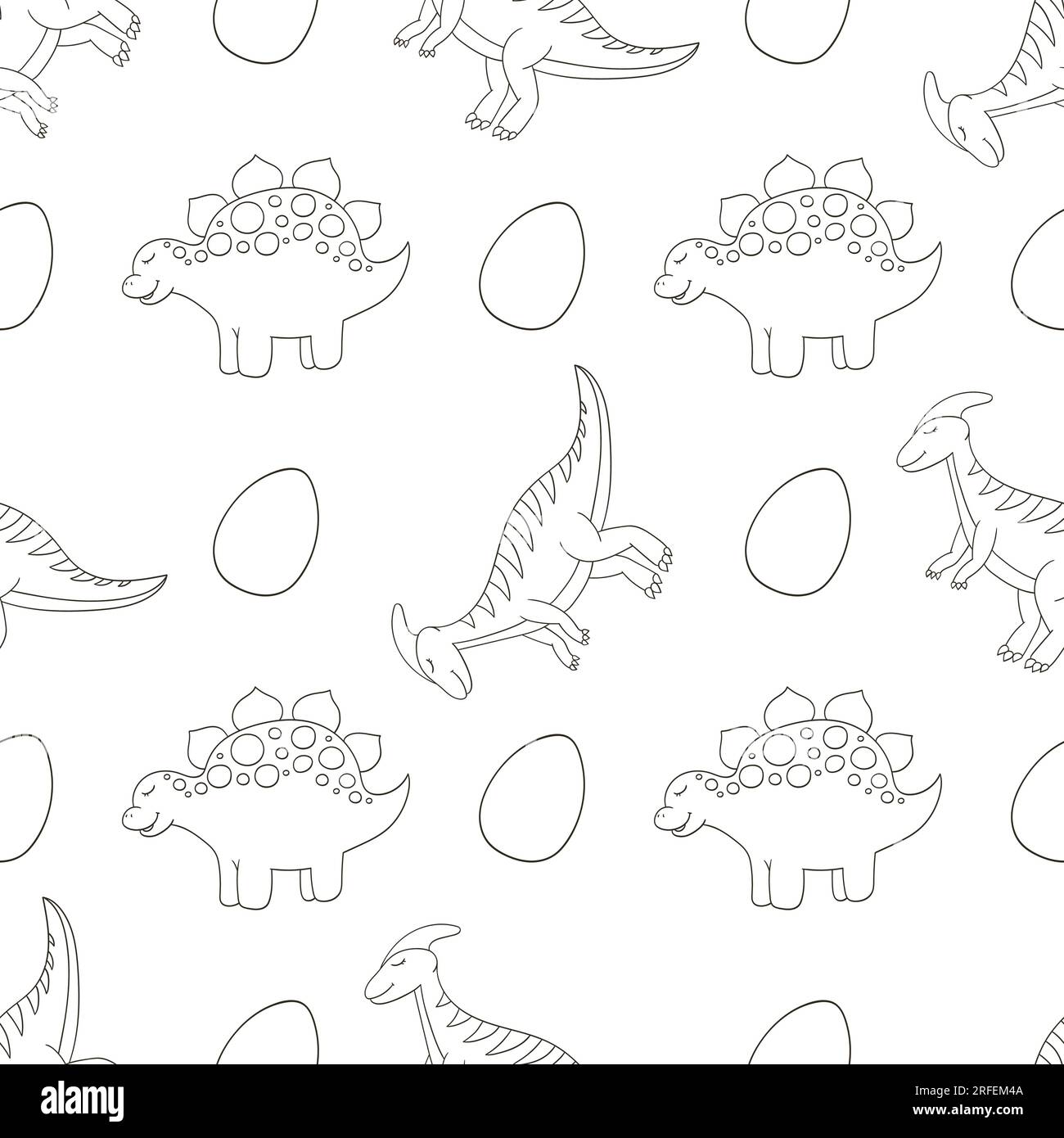 Dinosaur Outline Printable