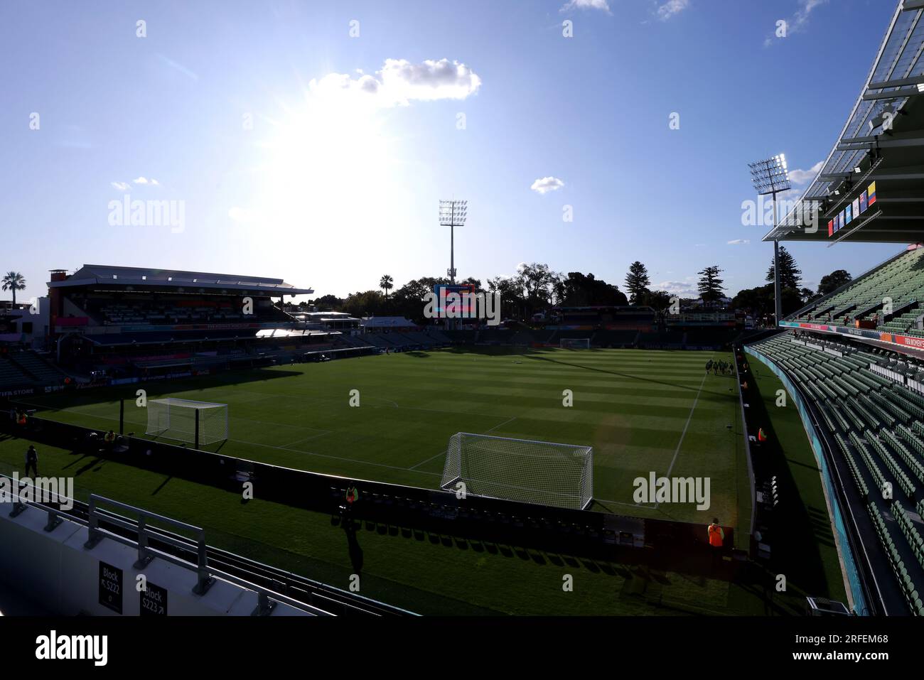 Perth, Australia. 03rd Aug, 2023. A general view of the stadium before ...