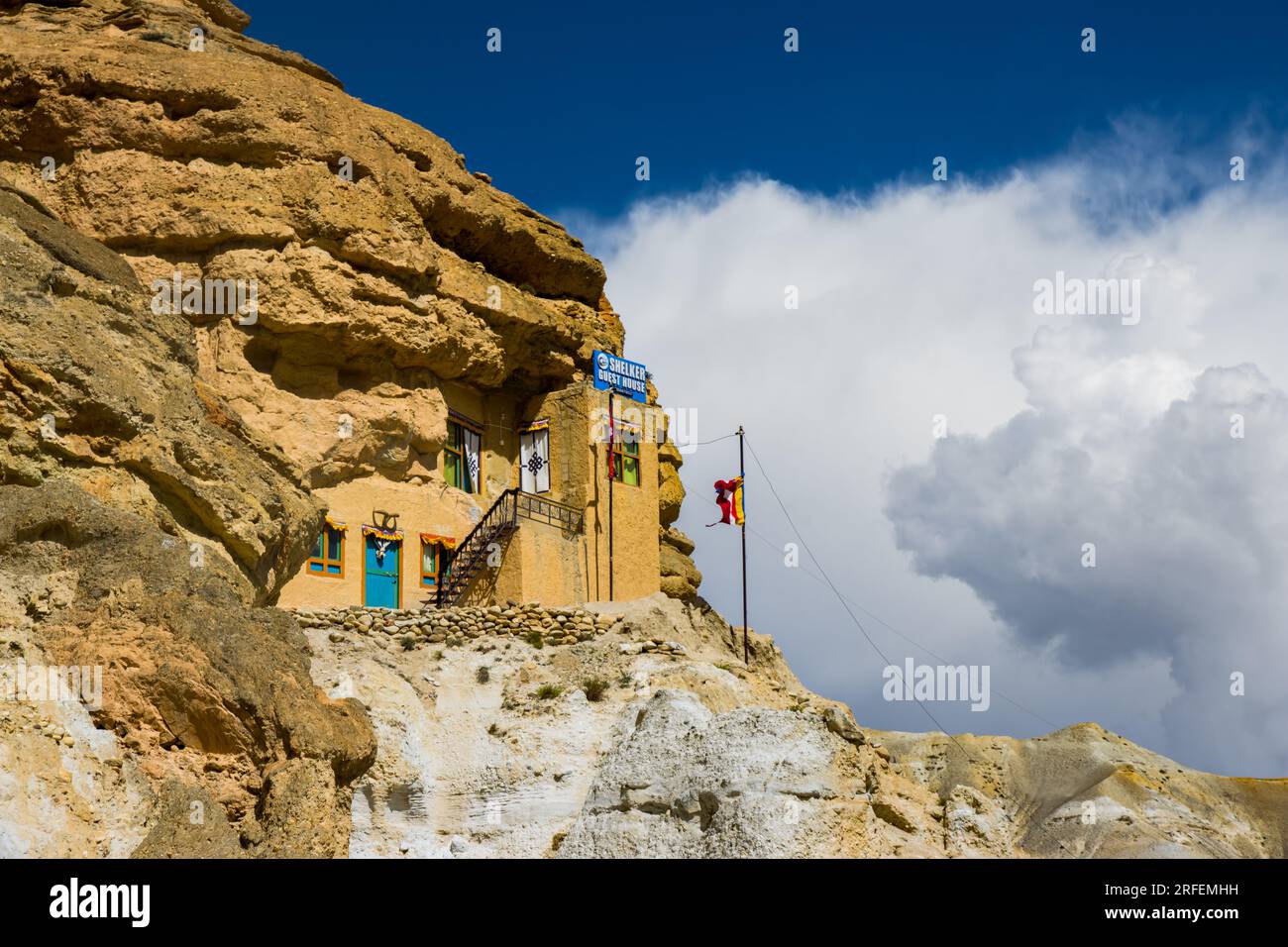 Chhoser Cave Civilization and Museum and Hotel in a Man Made Cave in ...