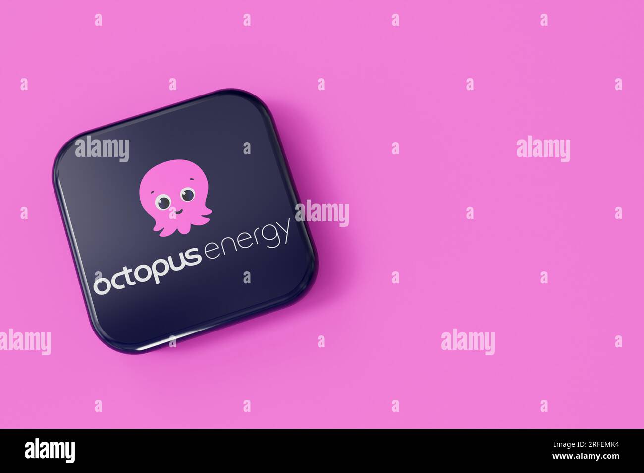 LONDON, UK - July 2023: Octopus Energy gas and electricity energy ...