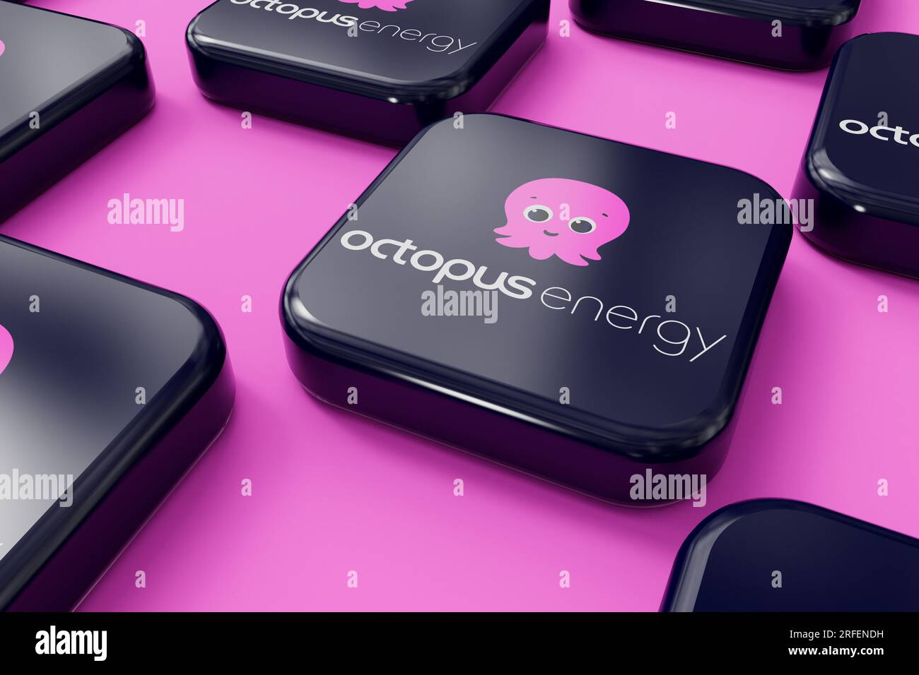 LONDON, UK - July 2023: Octopus Energy gas and electricity energy ...