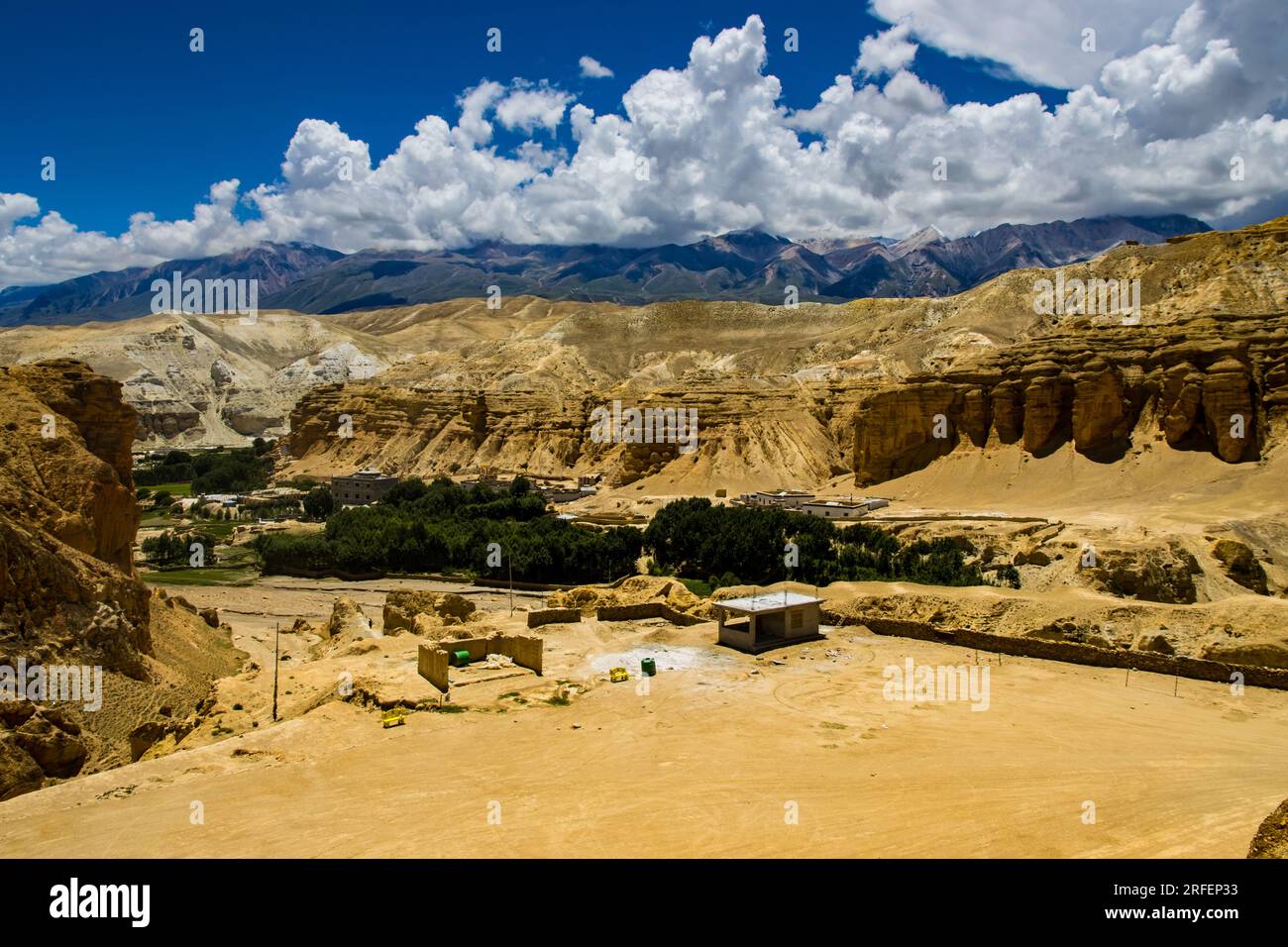 Chhoser Jhong aka Sky Cave a man made cave area in desert of Upper ...